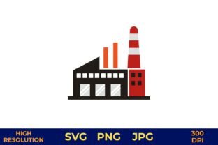 Industrial Factory Vector Design Graphic by designcrafts · Creative Fabrica