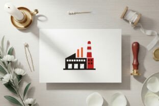 Industrial Factory Vector Design Graphic by designcrafts · Creative Fabrica