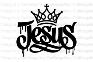 Jesus SVG, Jesus is King SVG Graphic by cutfilesgallery · Creative Fabrica