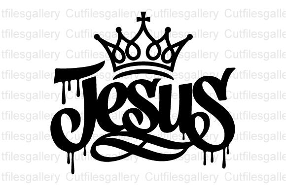Jesus SVG, Jesus is King SVG Graphic by cutfilesgallery · Creative Fabrica