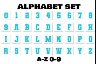 Light Blue Star Summer Alphabet Png Graphic by Beer Design · Creative ...