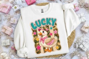 Lucky Duck Camo Girl Patchwork PNG Graphic by Vintage Expert · Creative ...