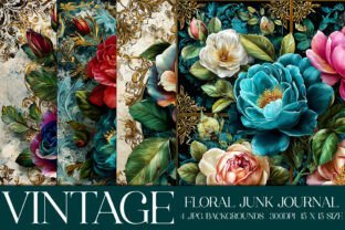 Luxury Floral Flowers Backgrounds, S42 Graphic by Designing with Marlo ...