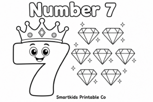 Magic Number Kingdom Coloring Book Graphic by mmharmh06 · Creative Fabrica