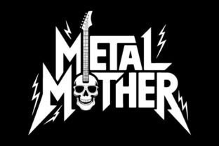 Metal Mother Skull Guitar Lightning Rock Graphic by adibrahman_bd ...