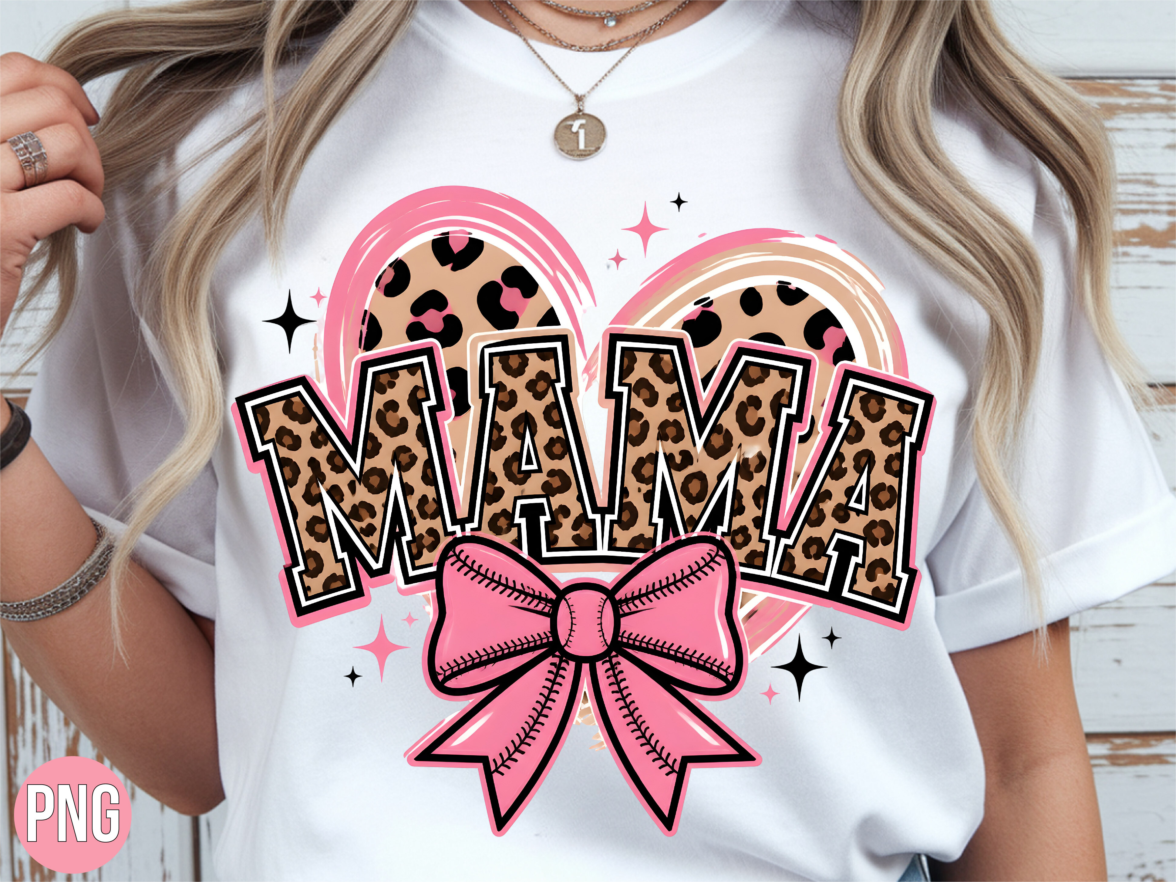 Pink Leopard Baseball Mama Game Day PNG Graphic by Digital Duck ...
