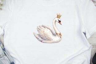 Princess Swan Royal Crown PNG Graphic by ArtbyCrystalJennings ...