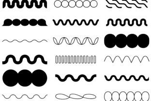 Sea Waves Silhouette SVG Bundle Graphic by Priyo Design Shop · Creative ...