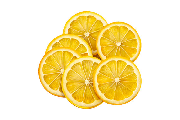 Slice of Lemon Clipart 3D PNG Graphic by stockmarket · Creative Fabrica