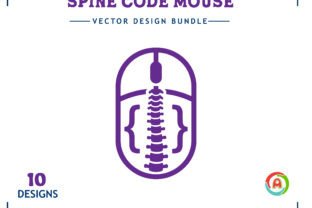 Spine Code Mouse SVG Bundle Graphic by aurnobnandy · Creative Fabrica