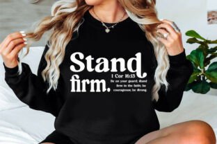 Stand Firm Png, Retro Religious Design Graphic by Bundle store ...