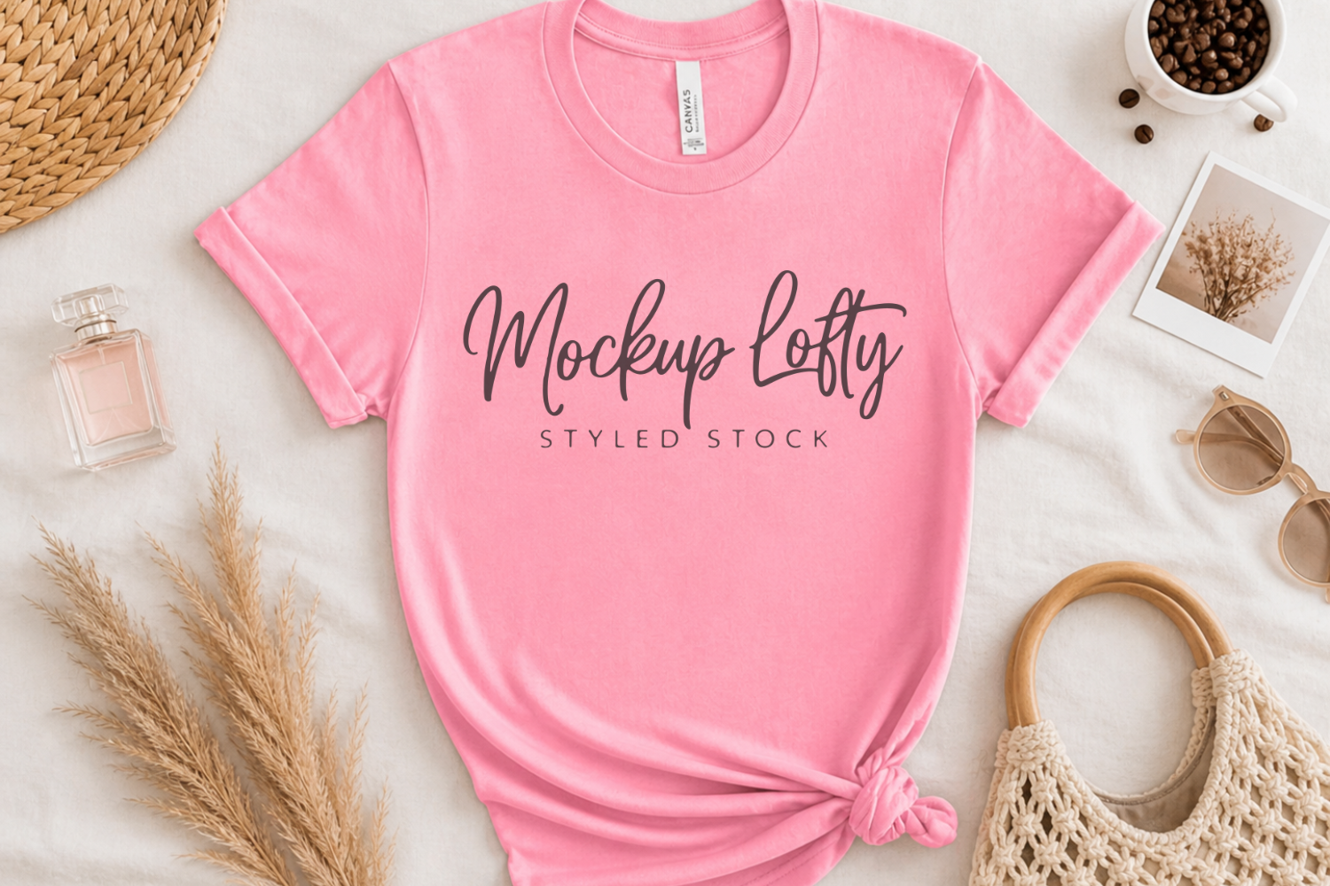 Valentine's Day 3001 Pink Mockup Graphic by Mockup Lofty · Creative Fabrica