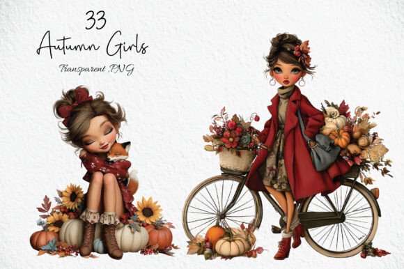 Whimsical Autumn Fence Clipart PNG Graphic by Craft Art · Creative Fabrica