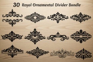 30 Royal Ornamental Divider Bundle Graphic by GFX_creative · Creative ...