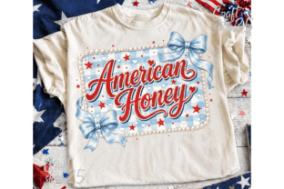 American Honey Flag Bows Coquette PNG Graphic by Craft Store25 ...