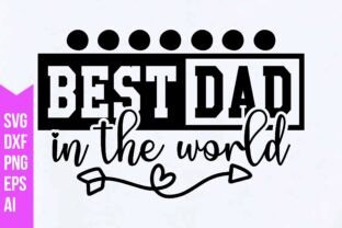 Best Dad in the World Svg Graphic by Adnnan333 · Creative Fabrica