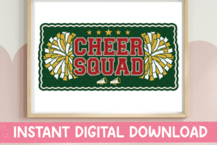 Cheer Squad Retro Design Graphic by October Second · Creative Fabrica