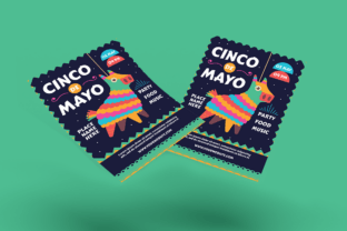 Cinco De Mayo 2 Flyer Template Grafica di creativeproduction.rrgraph ...