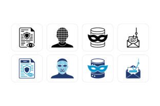 Cyber Security Privacy Icons Graphic by holylayer · Creative Fabrica