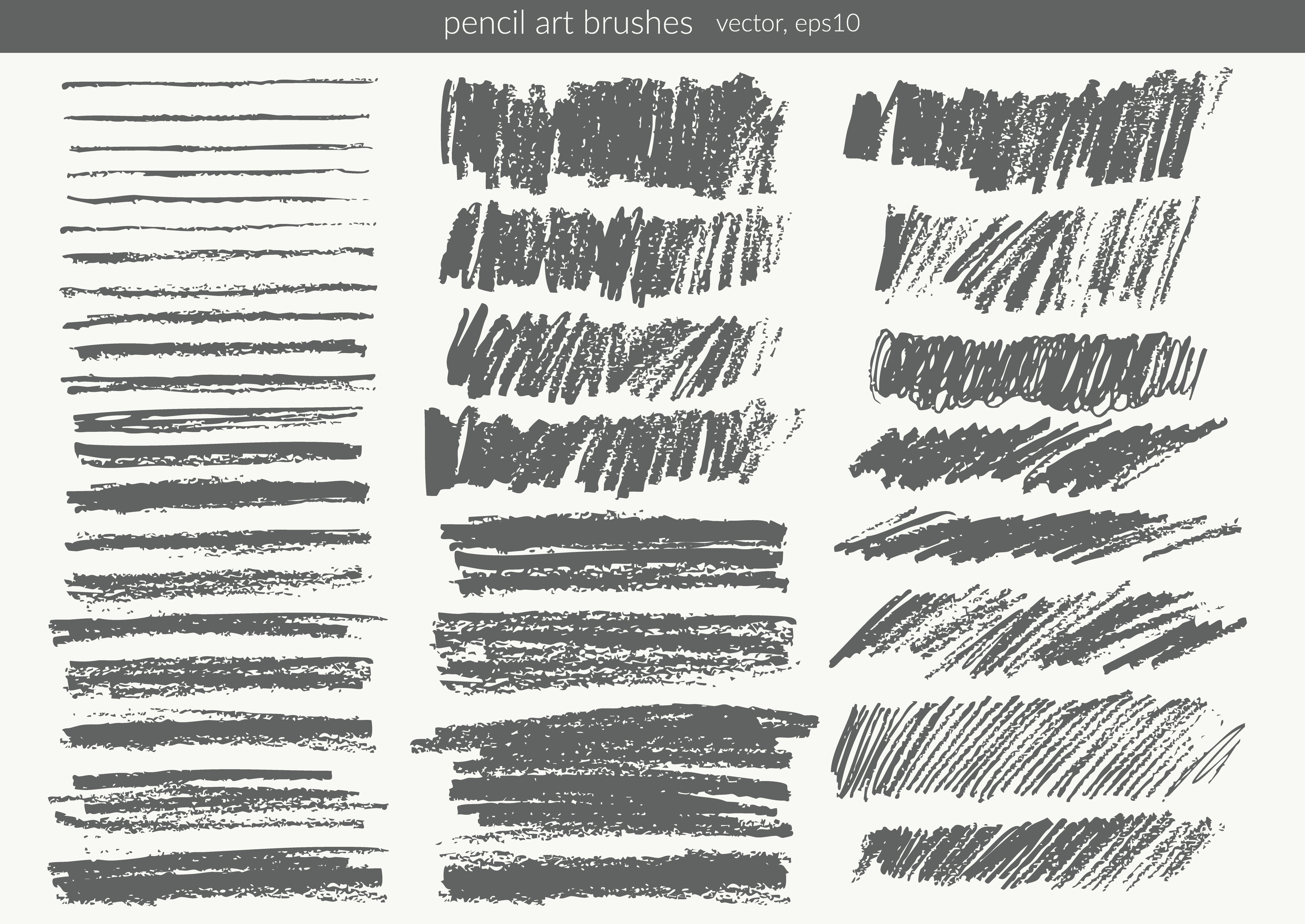 Graphite Pencil Art Brushes Graphic by katya bogina · Creative Fabrica