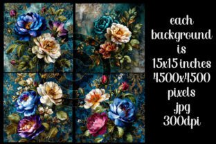 Junk Journal Floral Backgrounds, S25 Graphic by Designing with Marlo ...