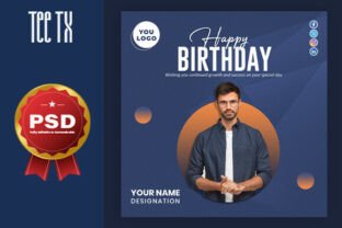 Professional Birthday Template Graphic by Tee TX · Creative Fabrica