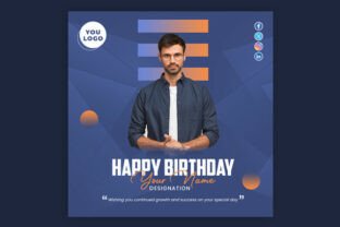 Professional Birthday Template Graphic by Tee TX · Creative Fabrica