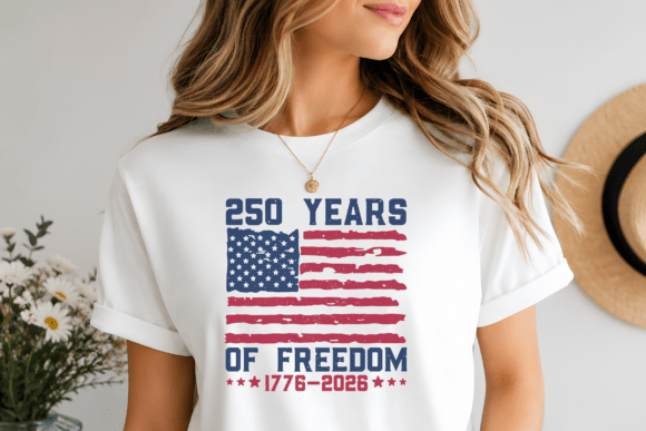 Retro USA 250th Anniversary 2026 Svg Graphic by Design_Lands · Creative ...