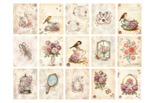 Shabby Chic Rose Graphic by Rusho Designs · Creative Fabrica