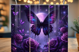 Spooky Dark Gothic Dripping Rose Tumbler Graphic by Fox Studio ...