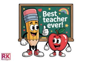Teacher Appreciation Clipart Bundle Png Graphic by Rk Designer ...