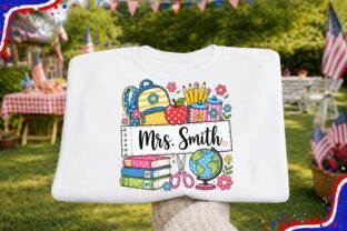 Teacher School Supplies Clipart PNG Graphic by LunaDesignHouse ...