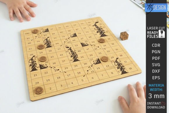 Vintage Board Game Designs Laser Cut · Creative Fabrica
