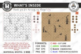 Vintage Board Game Designs Laser Cut · Creative Fabrica