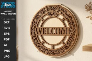 Welcome Sign Layered Laser Cut SVG · Creative Fabrica