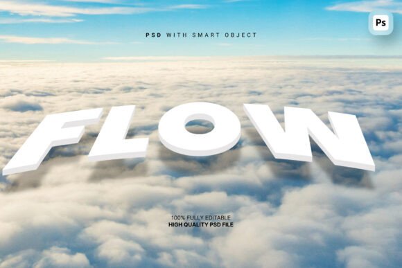 3D Floating Text Effect Graphic by creativeproduction.rrgraph ...