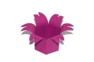 3D Floral Flower Shape Favour Basket SVG · Creative Fabrica