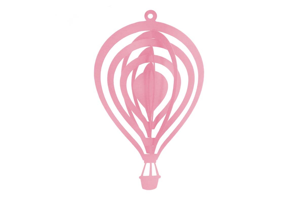 3D Hot Air Balloon Spinner Decor Mobile · Creative Fabrica