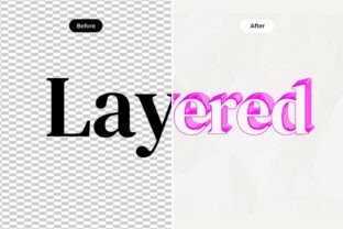 3D Layered Text Effect Graphic by creativeproduction.rrgraph · Creative ...