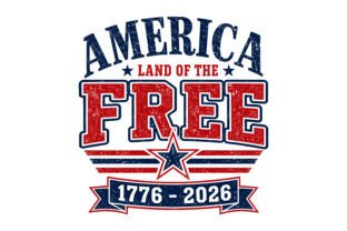 America Free 250th SVG Design Graphic by Design Station · Creative Fabrica