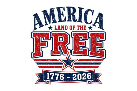 America Free 250th SVG Design Graphic by Design Station · Creative Fabrica
