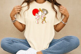 Baseball Preppy Coquette T-Shirt Design Graphic by KDP GURU · Creative ...