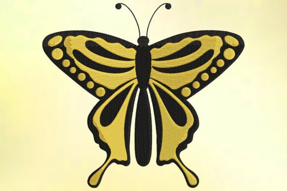Butterfly Embroidery Design · Creative Fabrica