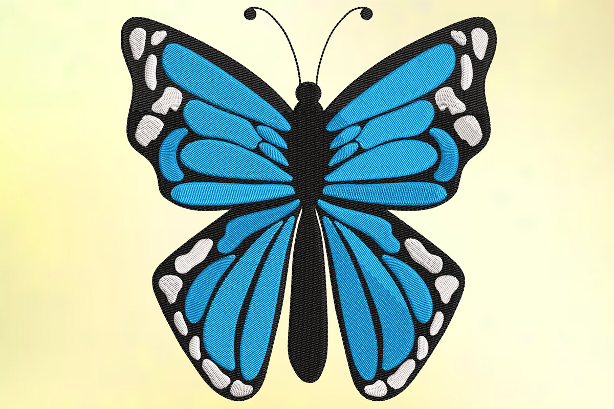 Butterfly Embroidery Design · Creative Fabrica