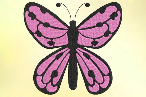 Butterfly Embroidery Design · Creative Fabrica