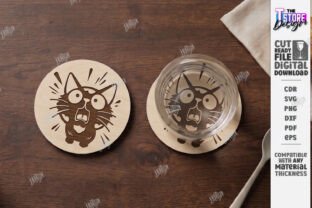 Cat Coasters Laser Cut Bundle | Paw SVG · Creative Fabrica