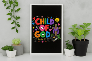 Child of God PNG, Bible Verse Faith PNG Graphic by Design Station ...