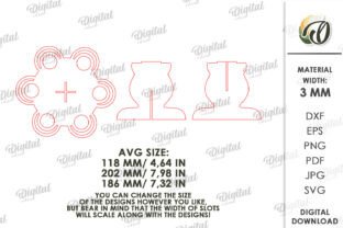 Ice Cream Cone Holder Laser Cut · Creative Fabrica