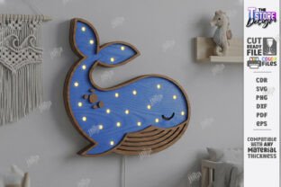 Kids Night Light Laser Cut | 3D Animal · Creative Fabrica