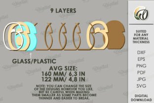 Number Piggy Bank Laser Cut. Six · Creative Fabrica